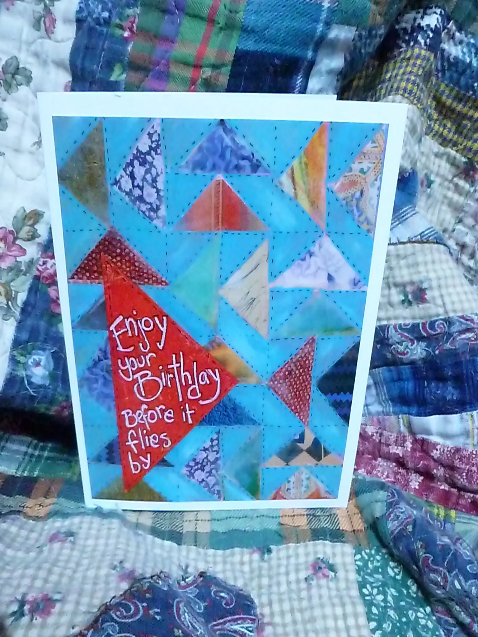 Flying Geese Birthday Card — Mary Klump Studio Limited Prints ...