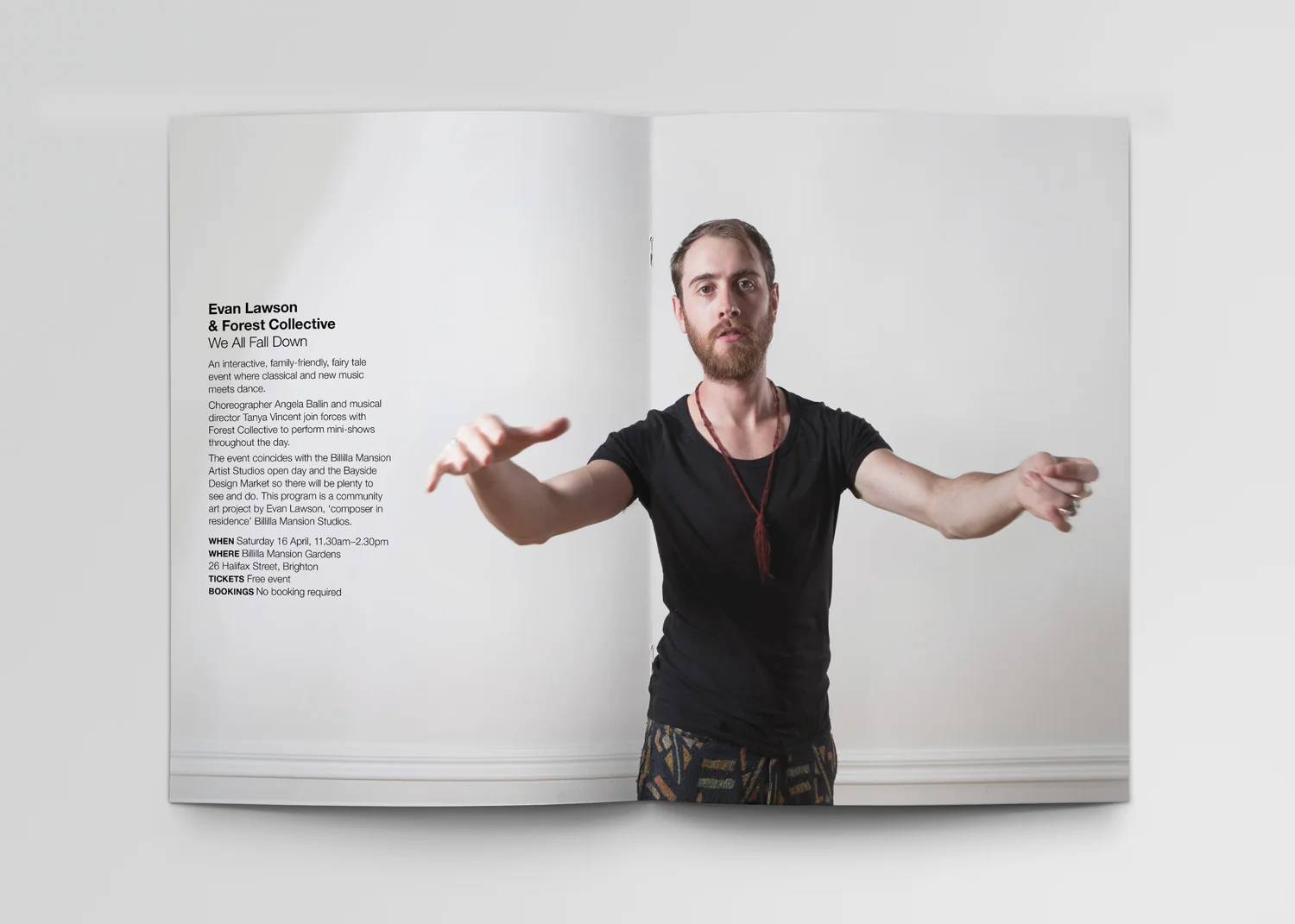 Resonance Music Series booklet — Sassen Design