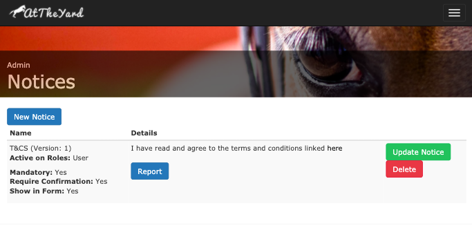 Introducing Notices — At The Yard