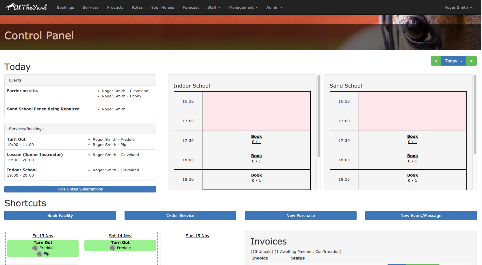 The New Control Panel — At The Yard