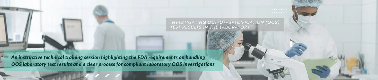 Laboratory OOS test results investigations FDA requirements — Pharma ...