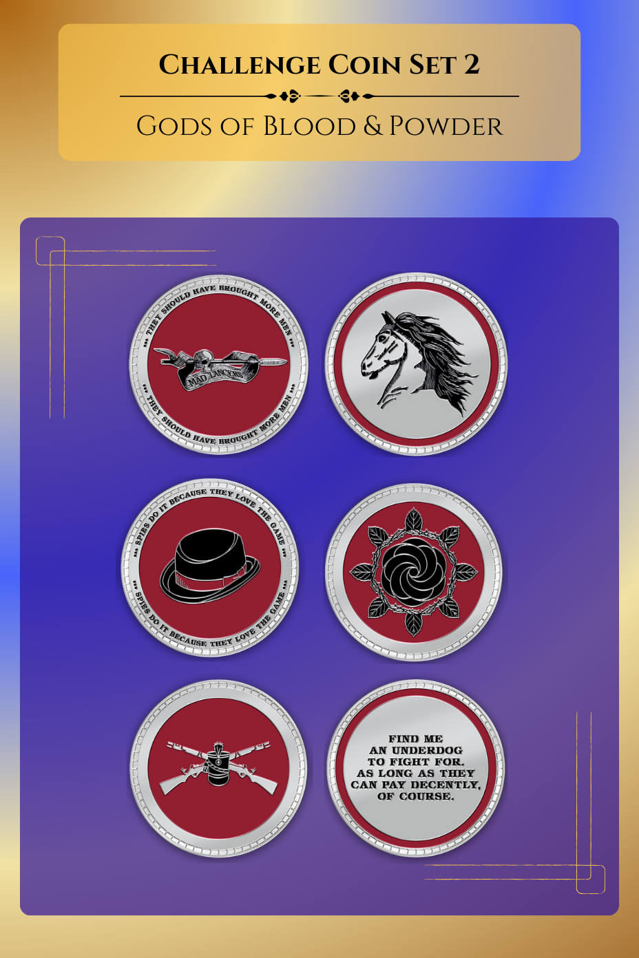 Powder Mage Challenge Coin Kickstarter — Brian McClellan