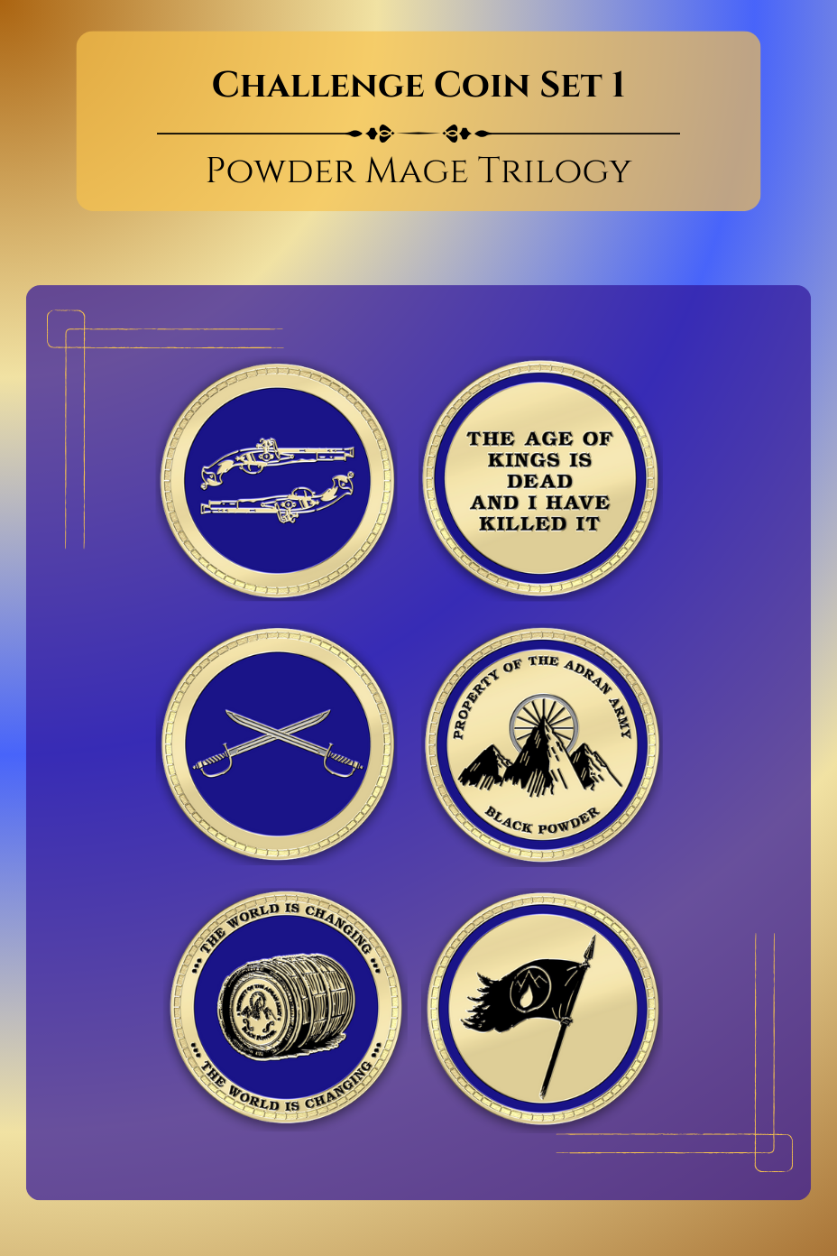 Powder Mage Challenge Coin Kickstarter — Brian McClellan