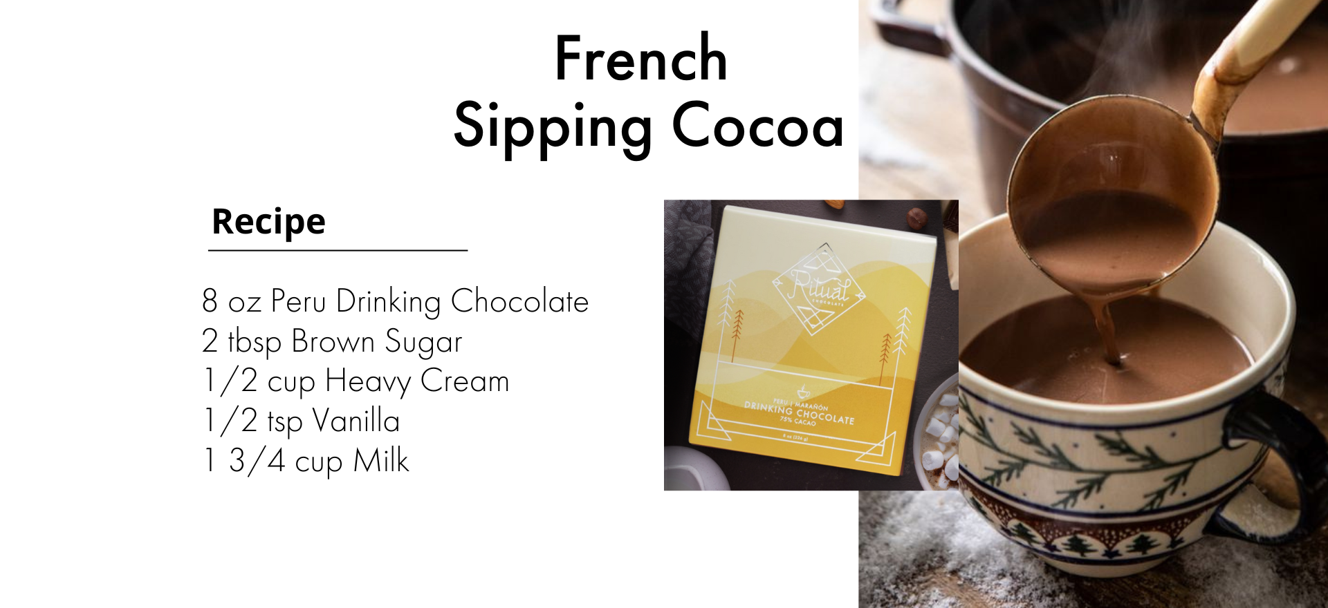 Drinking Chocolate Your Way – Ritual Chocolate