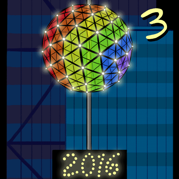 New Years Eve Ball Drop Gif