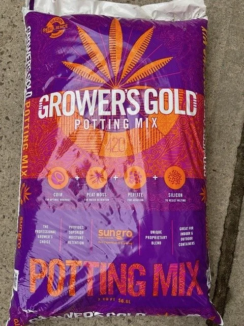Grower’s Gold Potting Mix by Sungro 2 cu ft | Natty Garden