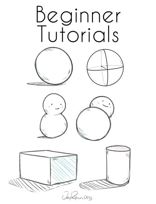 JeyRam: Beginner Drawing Tutorials