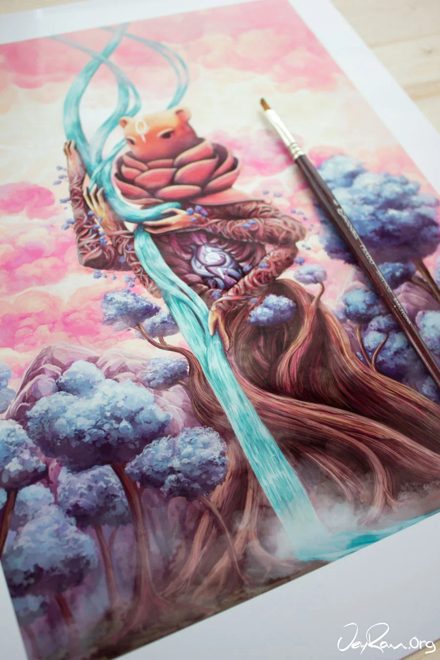 Saralya, Spirit of Rectitude - JeyRam Drawing Tutorials