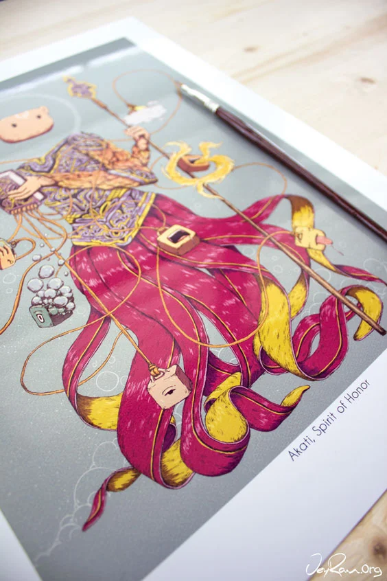 Akati, Spirit of Honor - JeyRam Drawing Tutorials