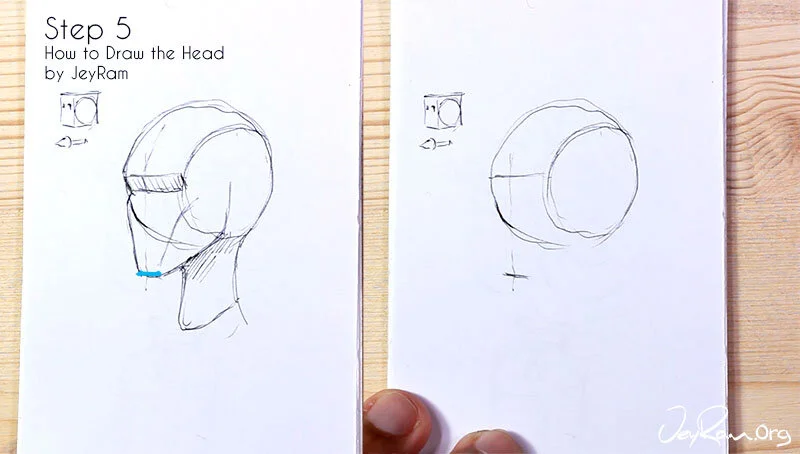 how to draw heads and faces