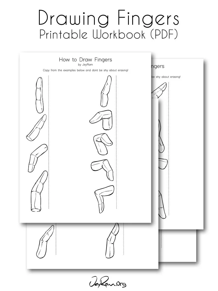 Fingers - JeyRam Drawing Tutorials