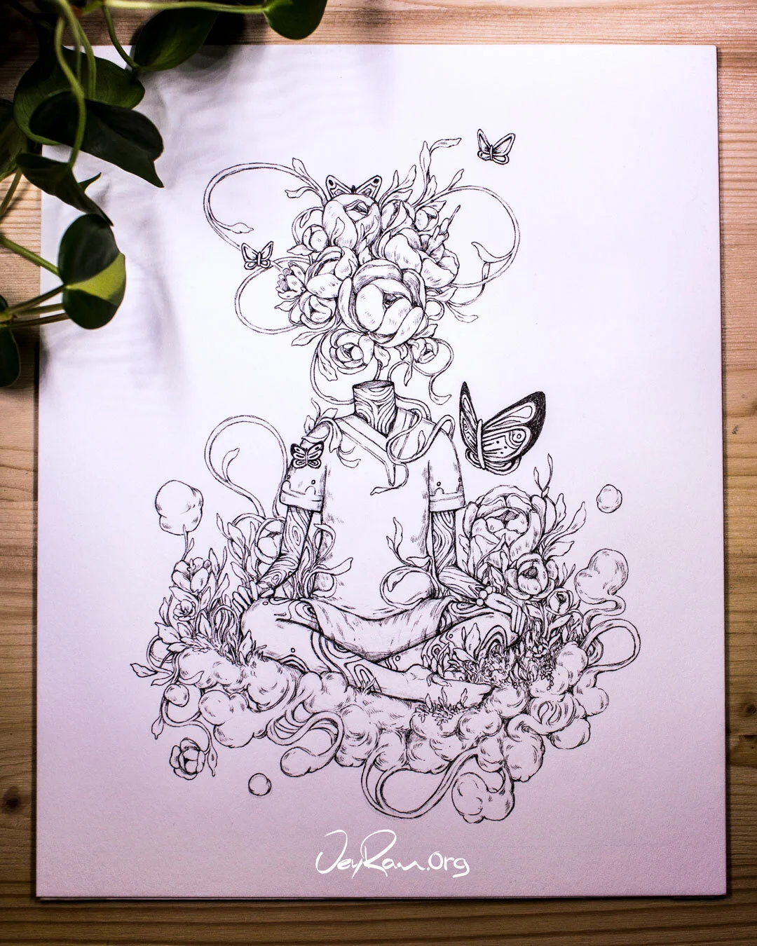 Ink Drawing & Original Art - JeyRam Drawing Tutorials