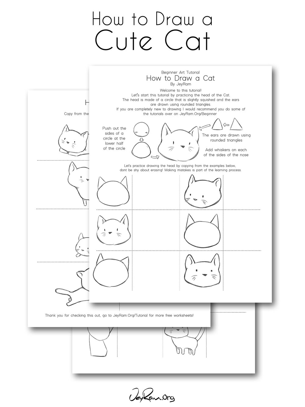 How To Draw A Cat Step By Step How To Draw A Cat: 4 Step By Step