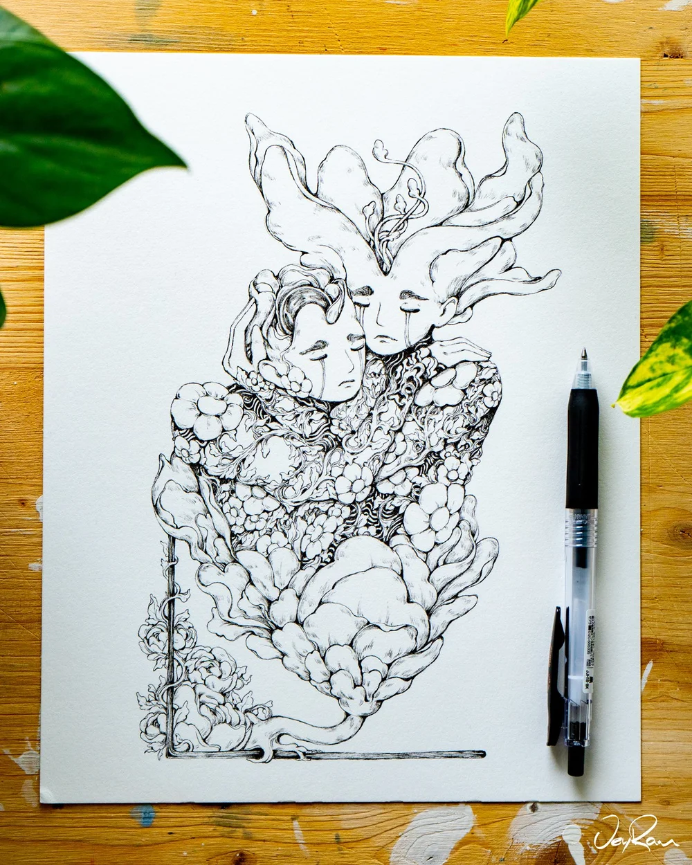 Together - JeyRam Drawing Tutorials