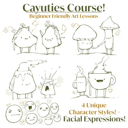 How To Draw Cute Easy Characters For Beginners Jeyram Drawing Tutorials