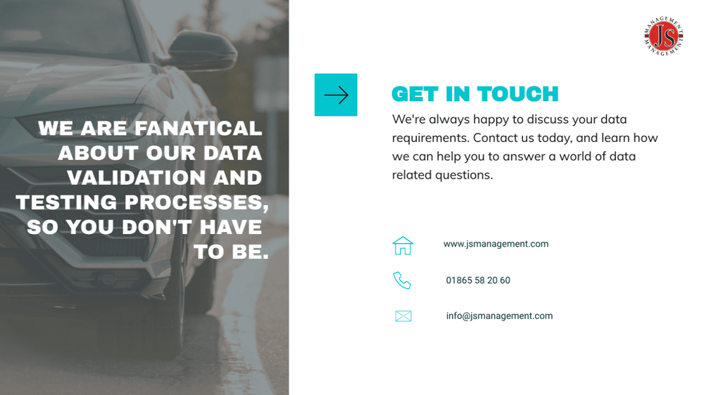 UK Car Dealership Database — Franchised Dealer Data: JS Management