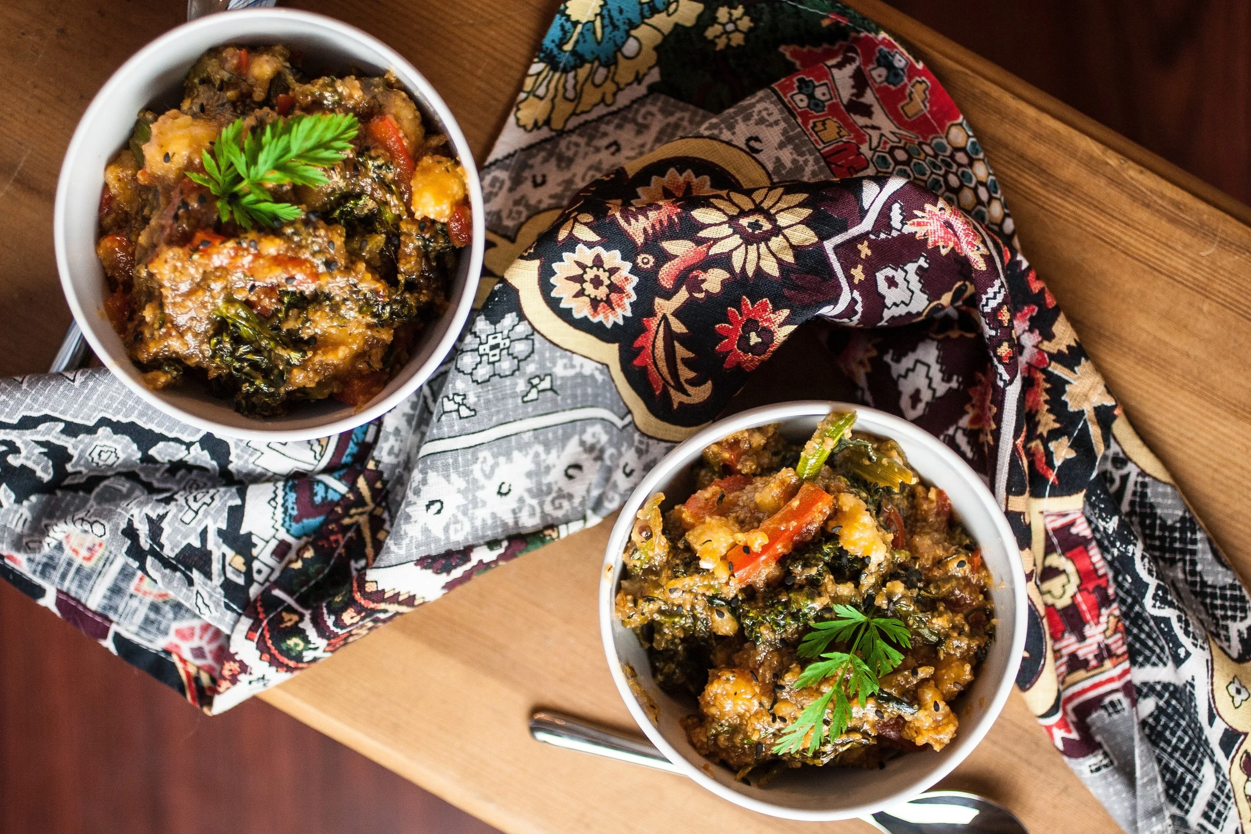 Asian Broccolette Polenta — Produce On Parade