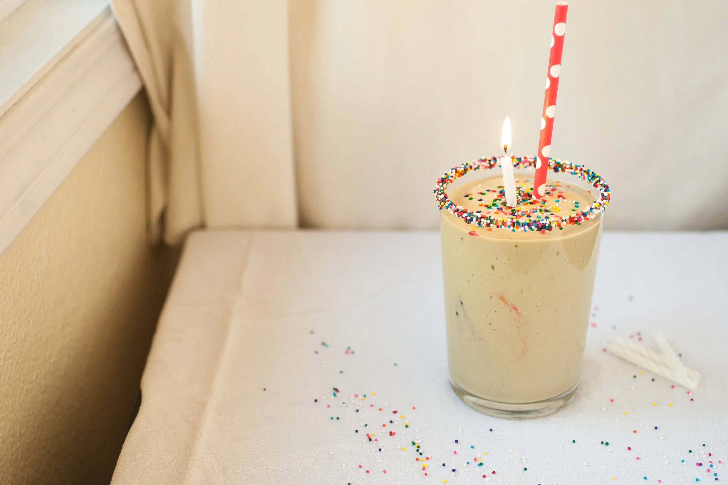 Blogiversary + Veganniversary + Birthday Cake Smoothie — Produce On Parade
