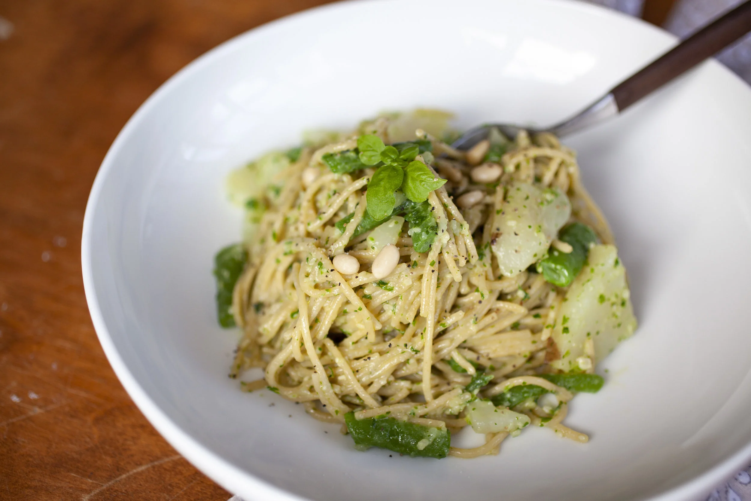 Garden Pesto Pasta — Produce On Parade