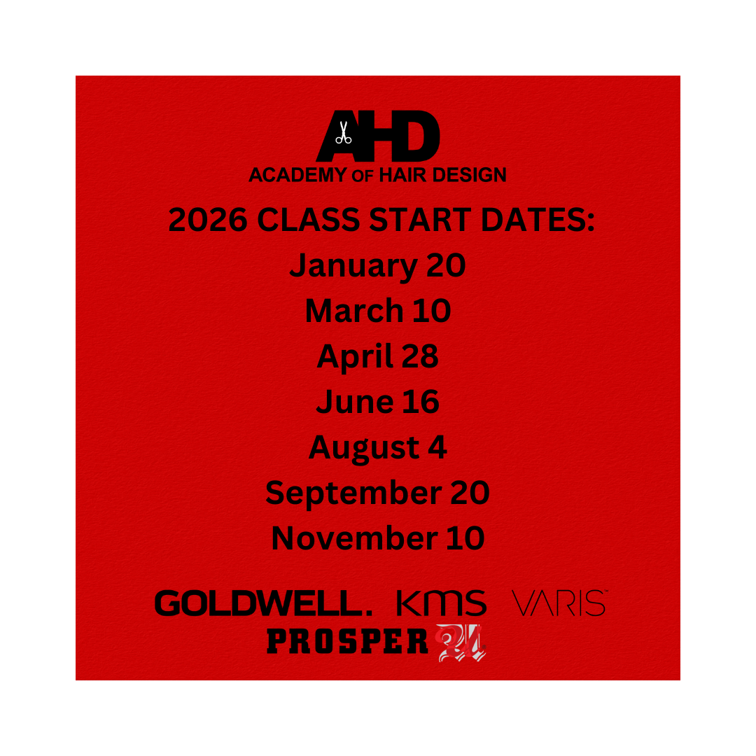 Investment and Class Start Dates — Academy of Hair Design