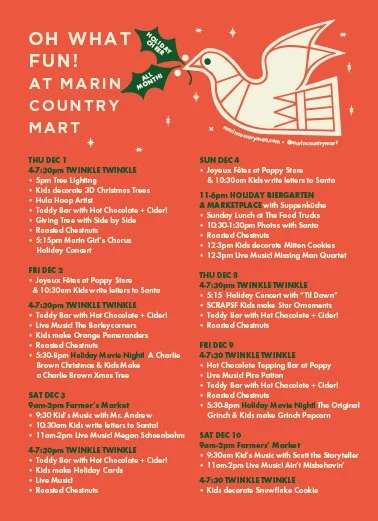 Fun Activities at Marin Country Mart To Get You In The Holiday Spirit ...