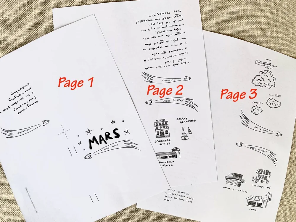 Mars Craft Project for Kids — Kate Teves & Co