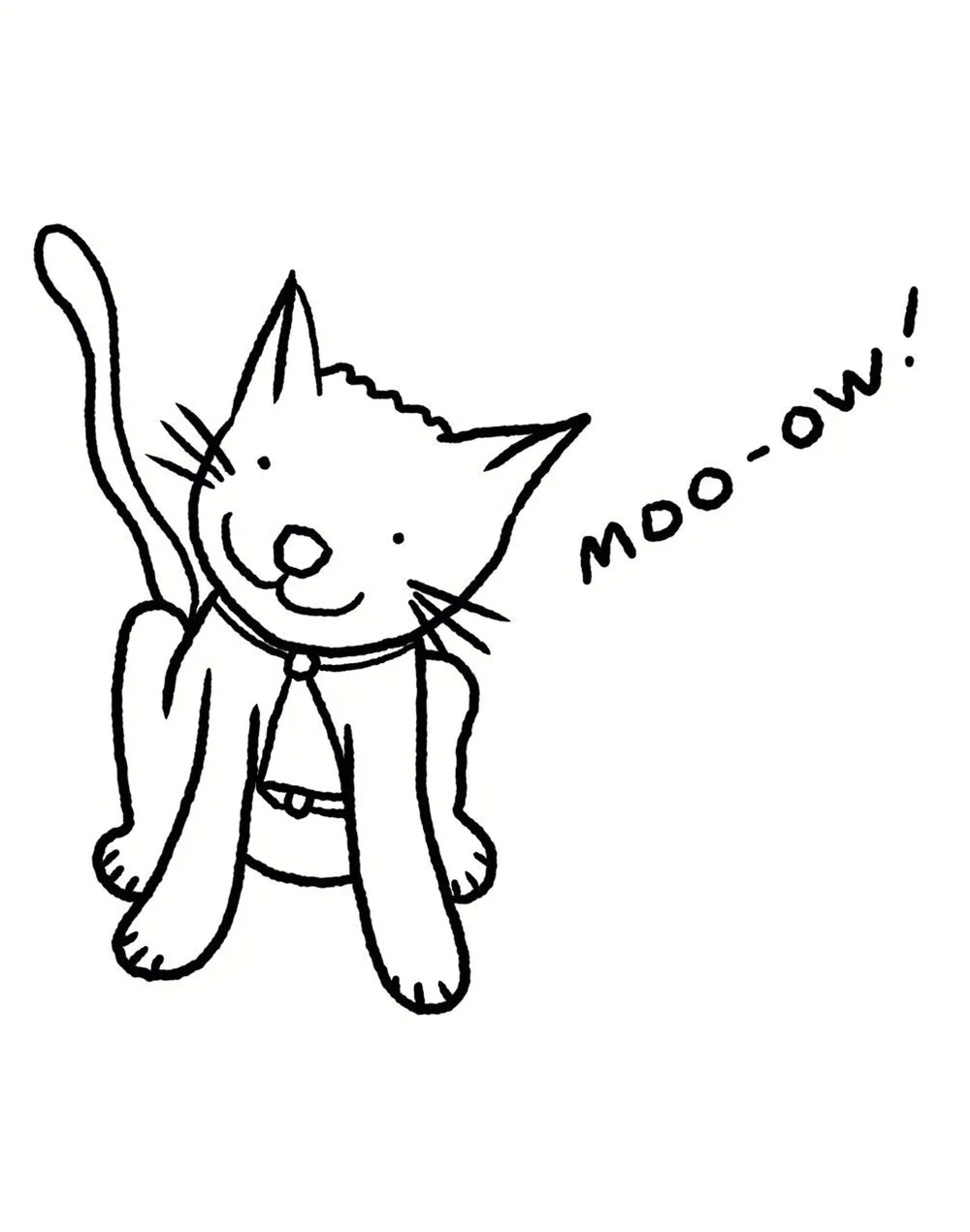 Bessie-the-Cat's Coloring Sheet — Kate Teves & Co