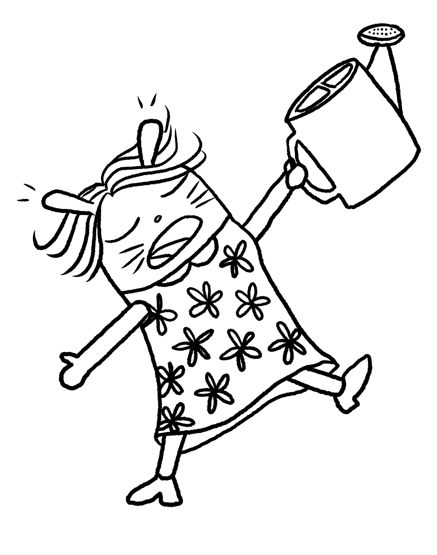 Beginner Coloring Sheet - Carol — Kate Teves