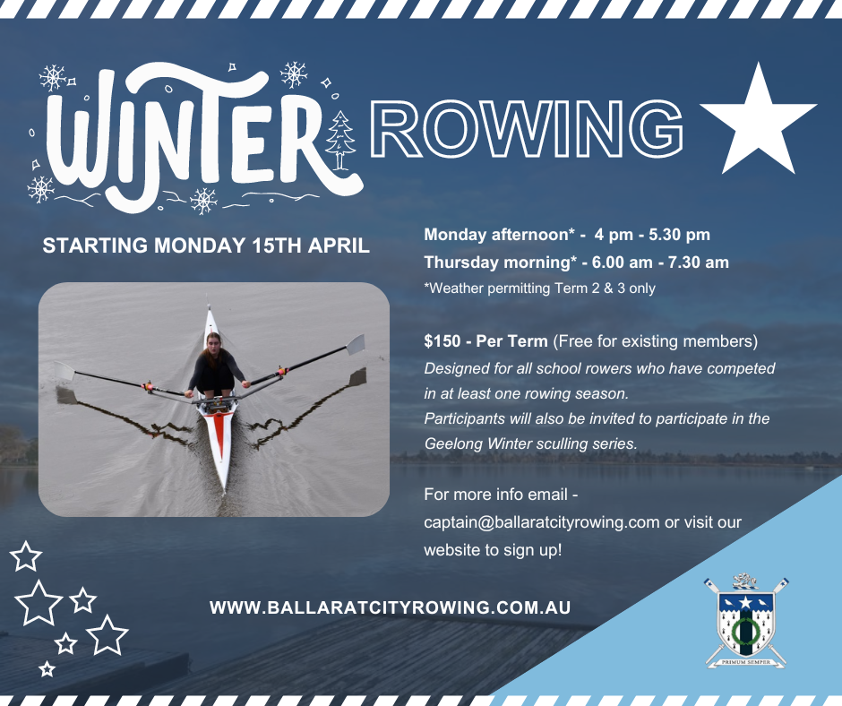Winter Rowing — Ballarat City Rowing Club