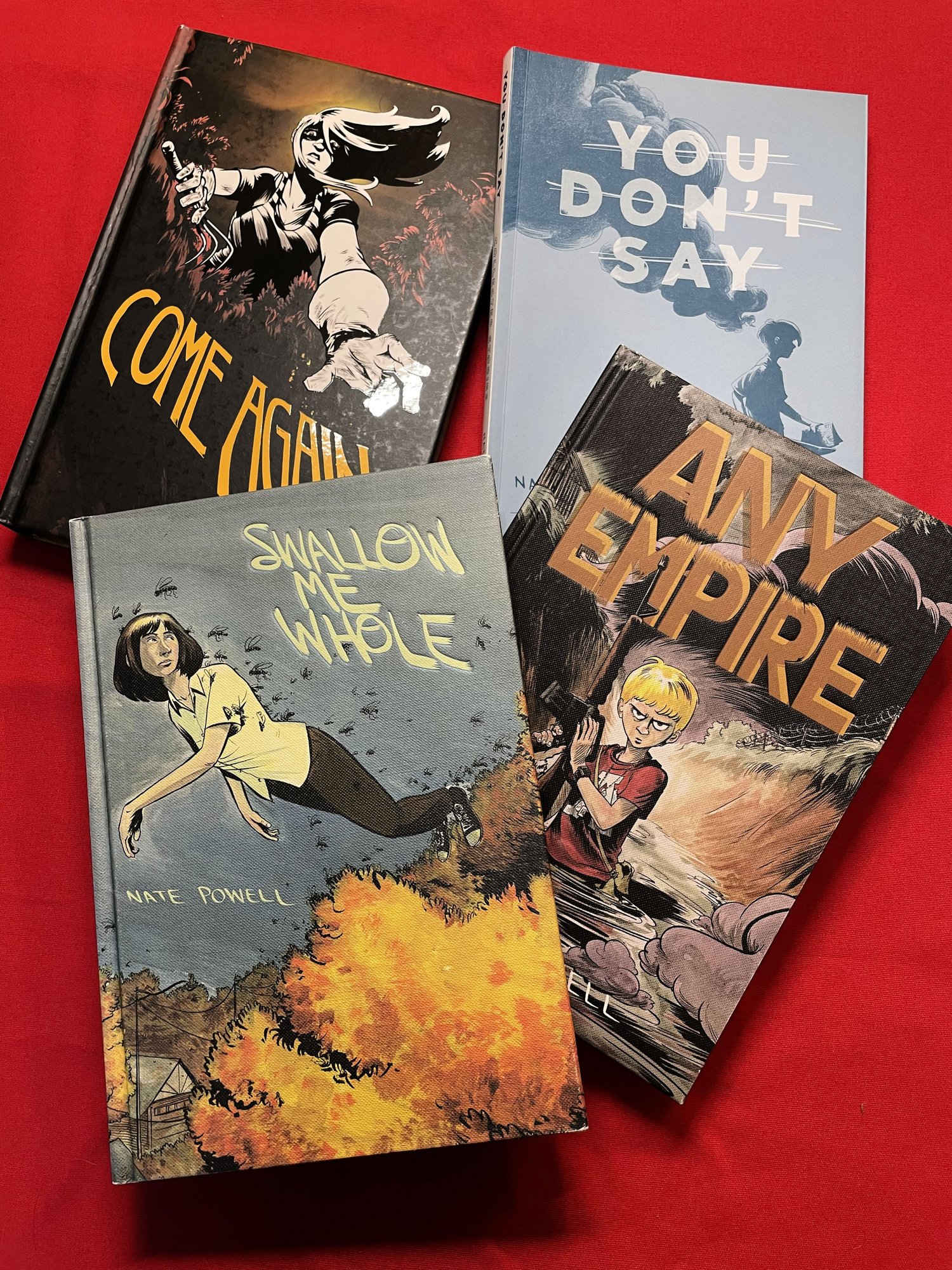 4 earlier books out-of-print soon. — Nate Powell