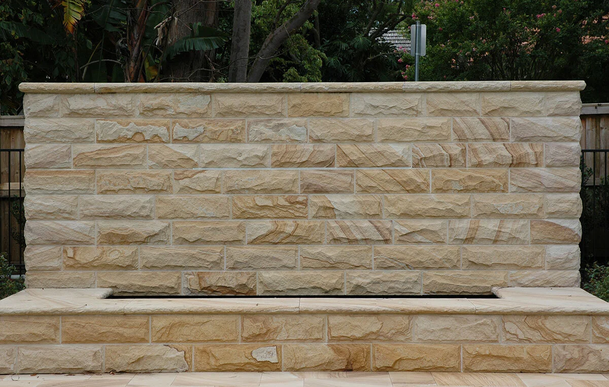 Sandstone Solid Walling, Veneers, Facades & Sandstone Capping Supplies