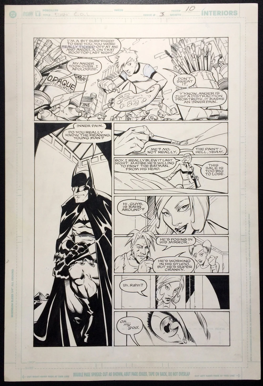 Batman Comic Book Pages