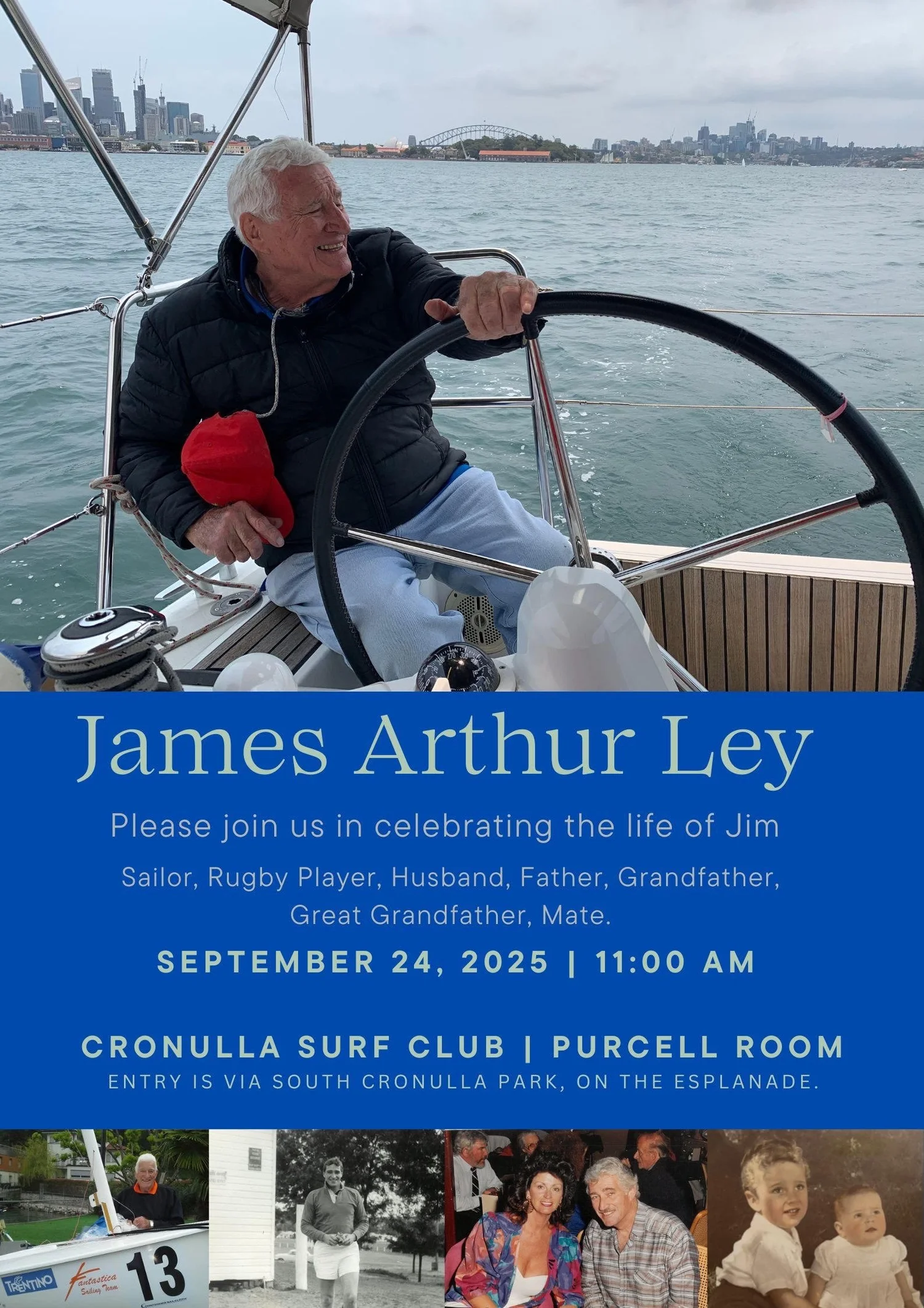 Vale Jim Ley - Friend and Life Member of DBSC — Double Bay Sailing Club