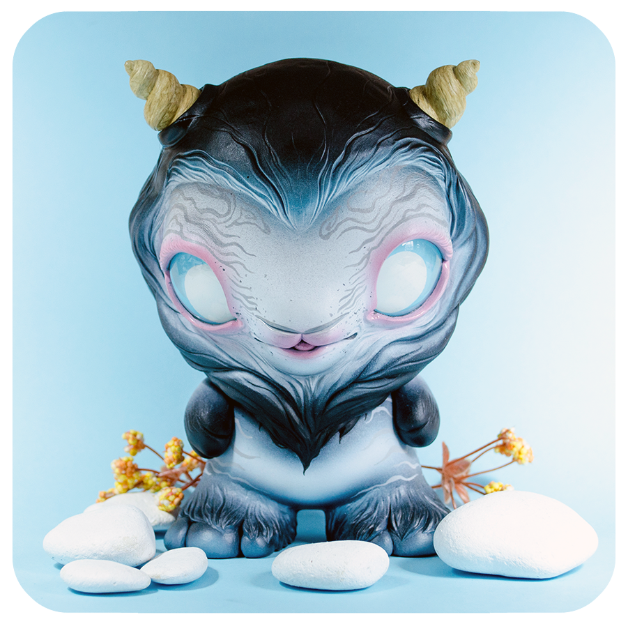 Tomodachi Island — Yossi Yeti - 7" Custom Kidrobot Munny