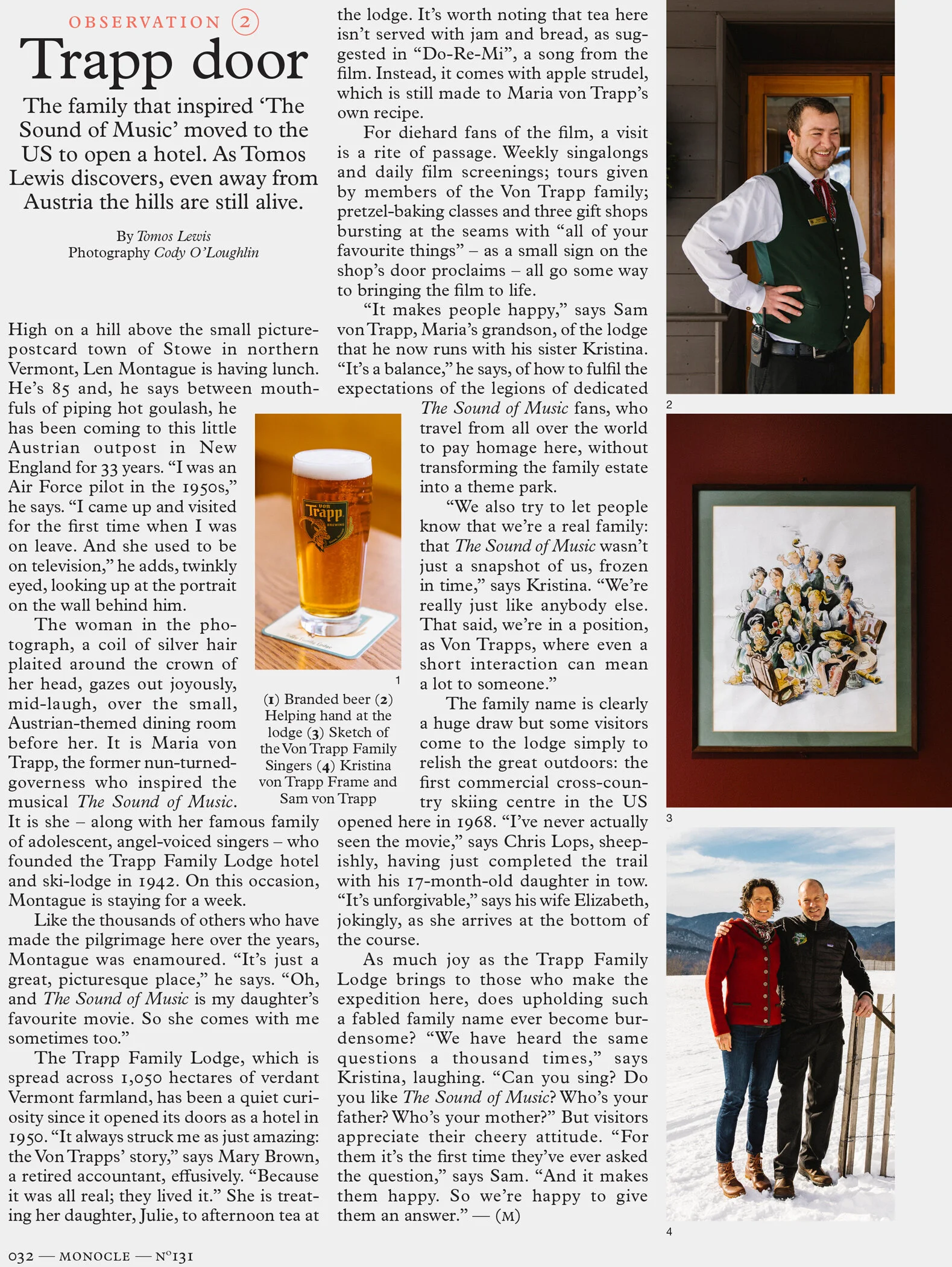 Tearsheets — Cody O'Loughlin