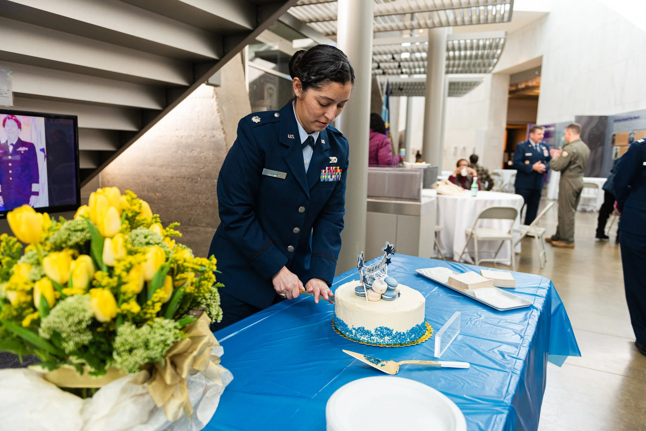 U.S. Air Force Promotion Ceremony at the Women's Military Memorial in ...