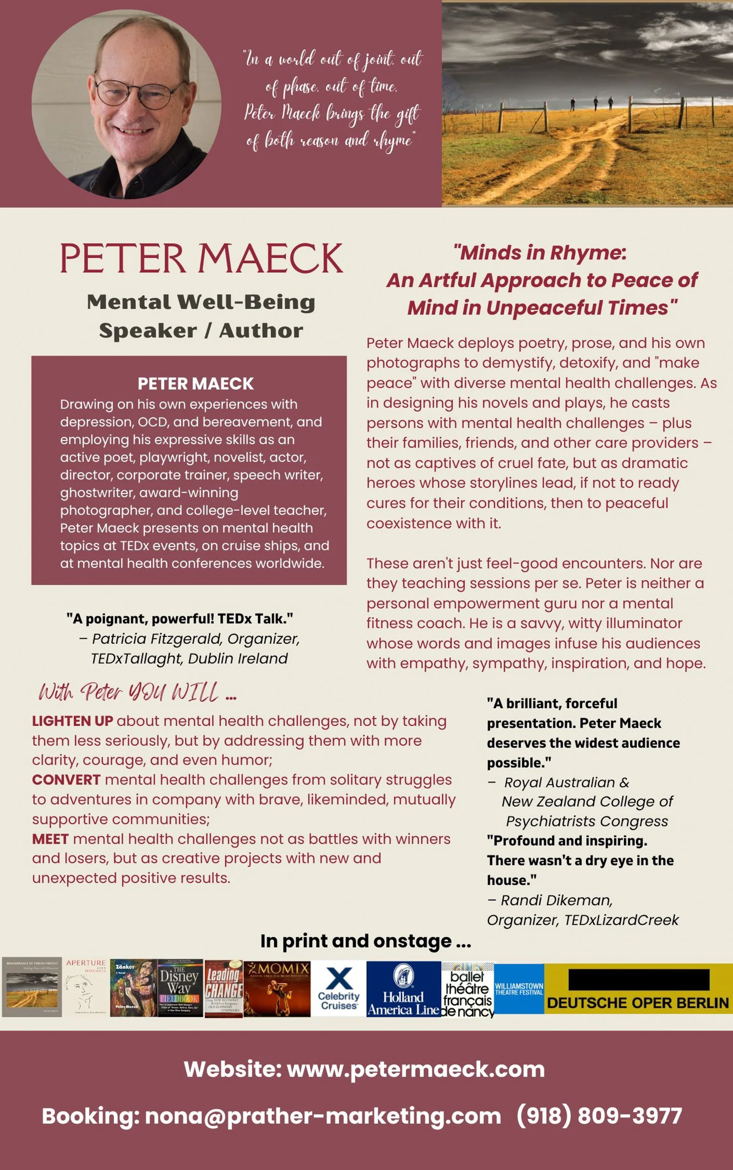 Speaker — PETER MAECK