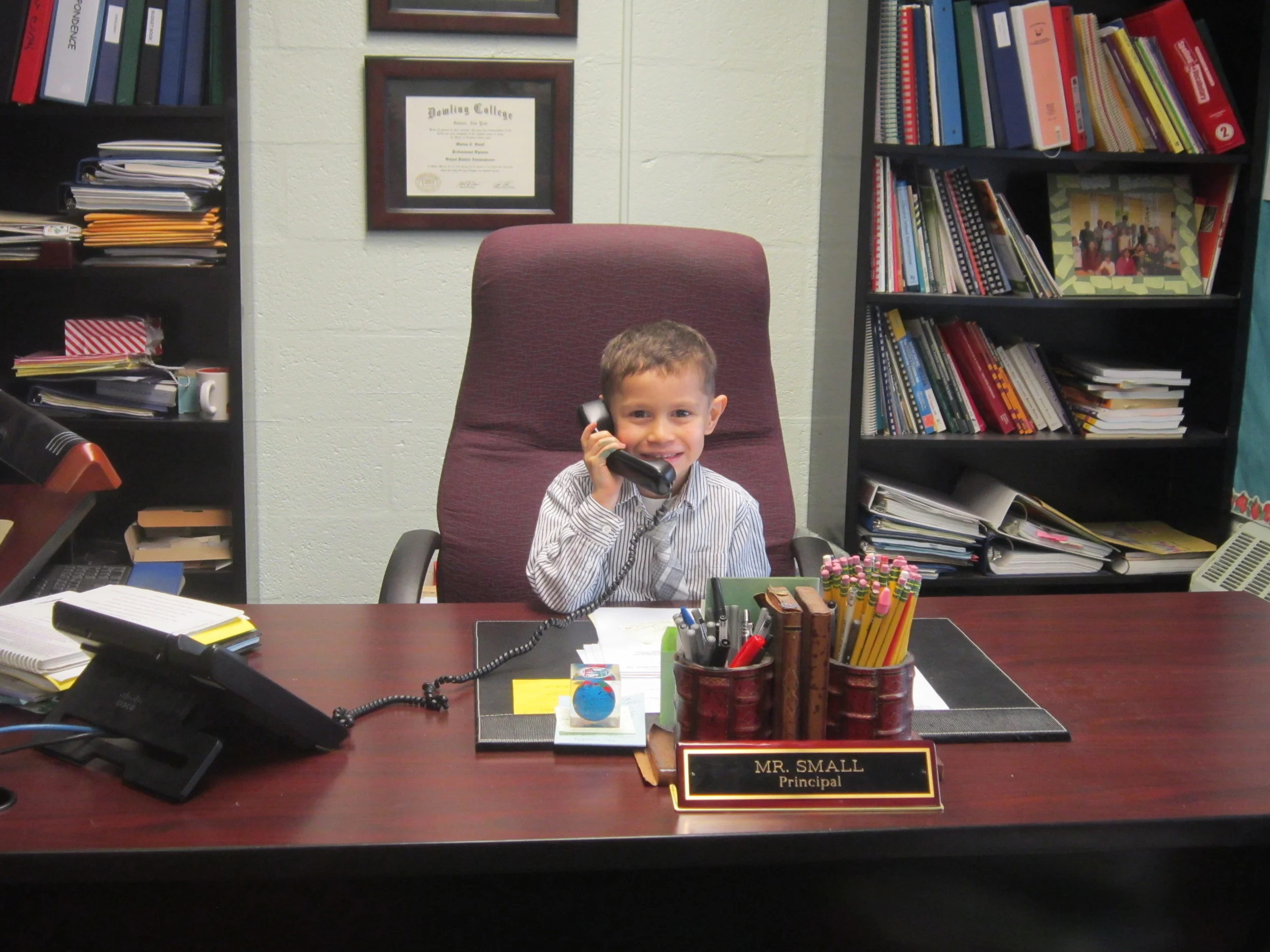 Kindergartener Becomes Principal For A Day — Long Islander News