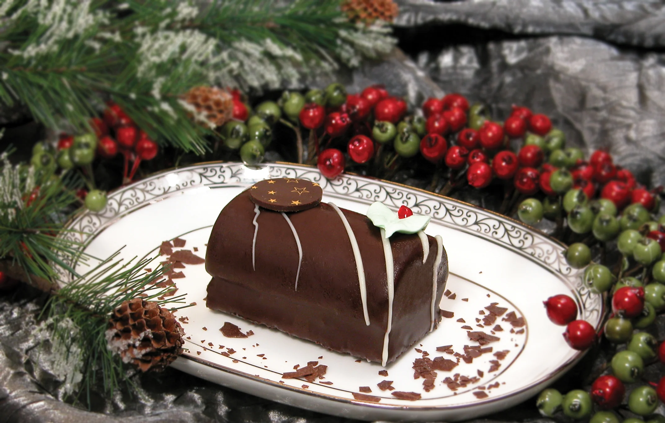 Chocolate Yule Log — WOW! Factor Desserts