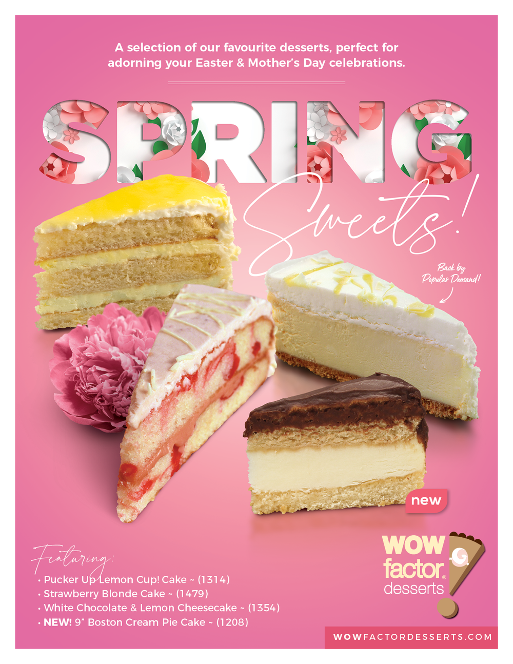 Catalogue & POS Downloads — WOW! Factor Desserts