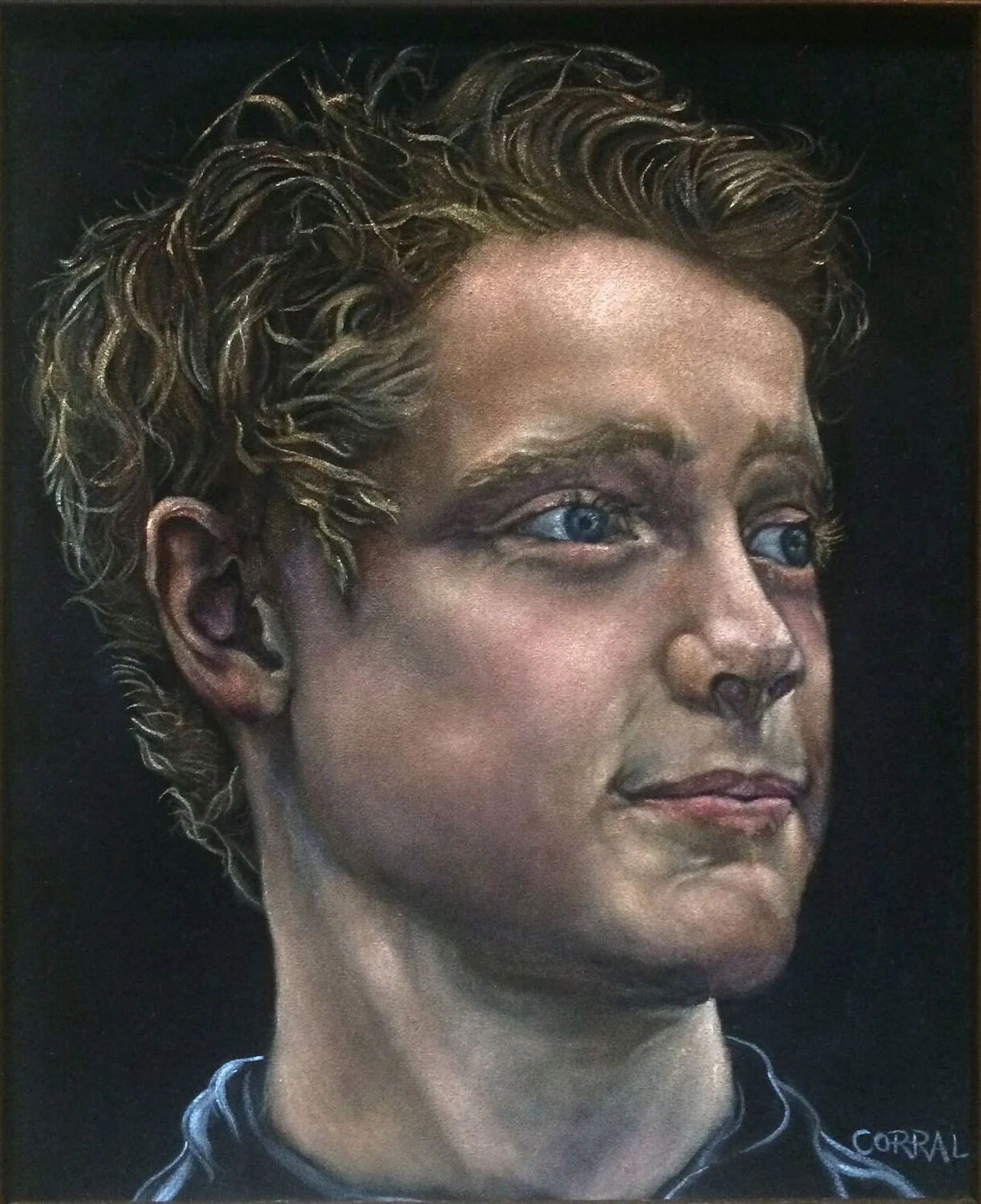 CUSTOM BLACK VELVET PORTRAIT — loving anvil jewelry