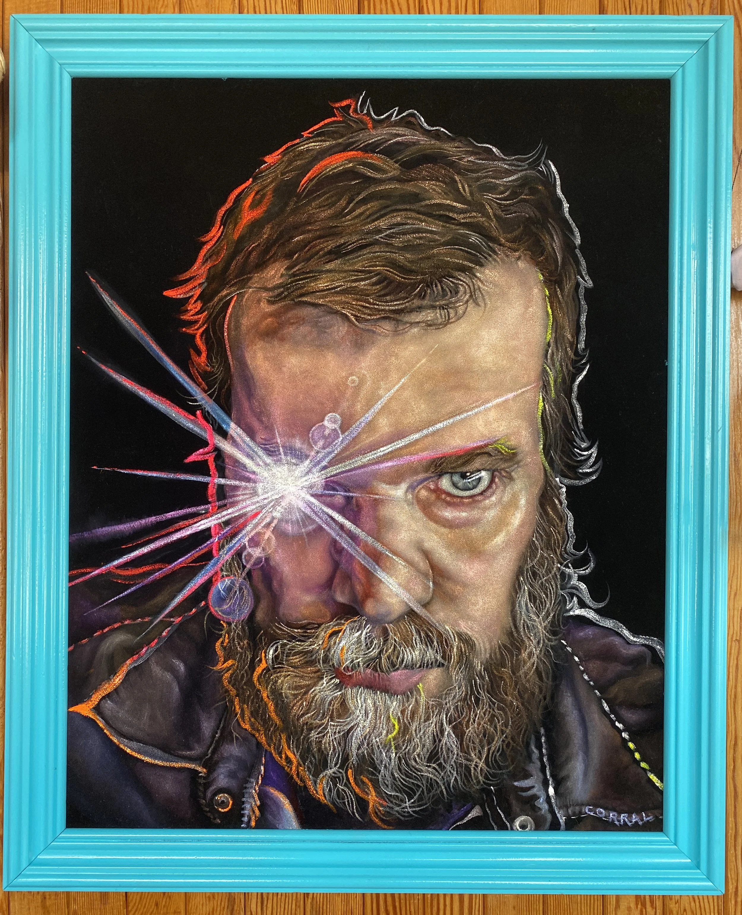 CUSTOM BLACK VELVET PORTRAIT — loving anvil jewelry