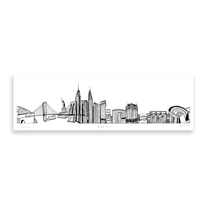 New York Skyline Screen Print — Cecily Vessey