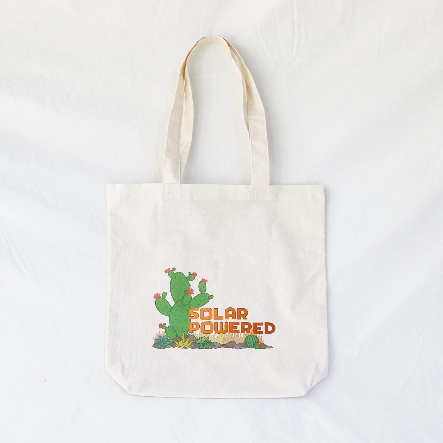 "Solar Powered" Organic Cotton Tote Bag — Simple Ecology