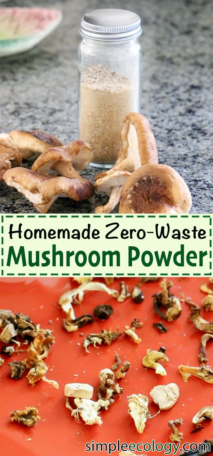 Zero-Waste Mushroom Powder — Simple Ecology