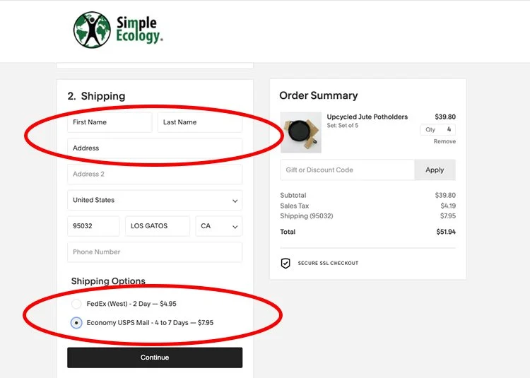 Free Shipping Special Offer — Simple Ecology