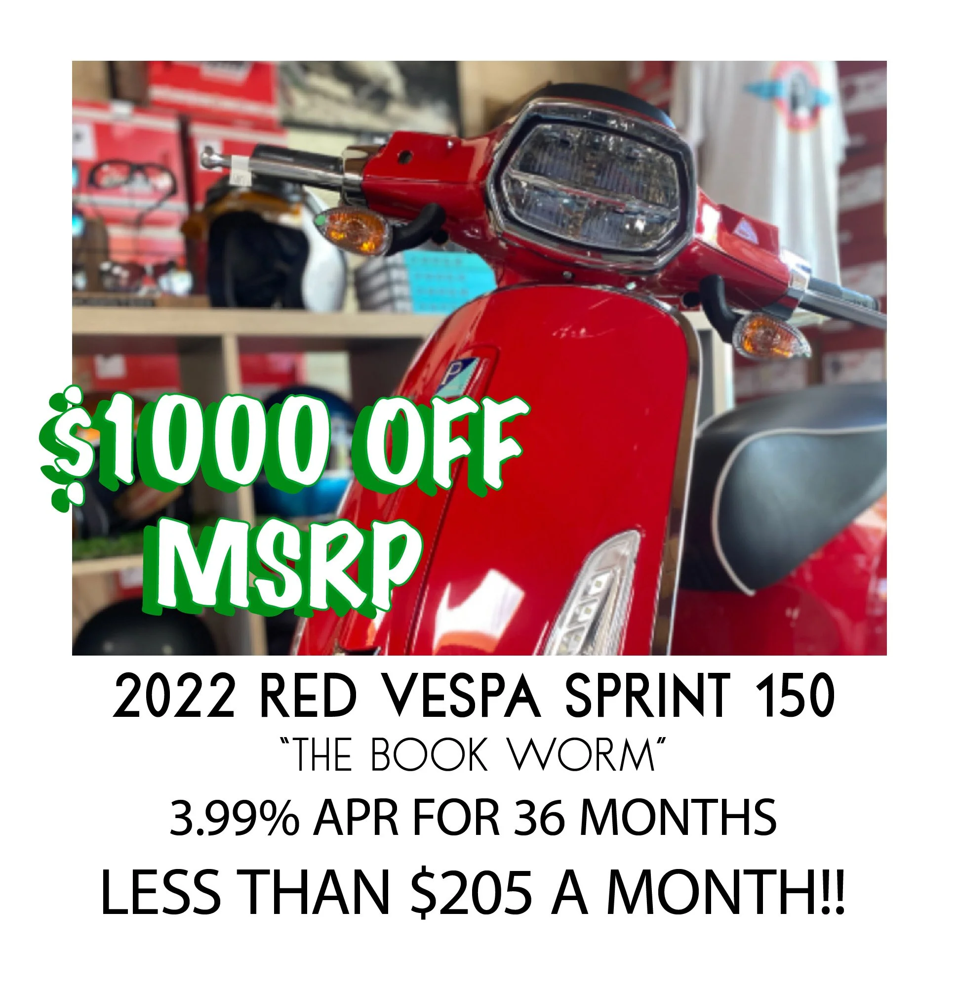 Vespa Sprint 2022 Red