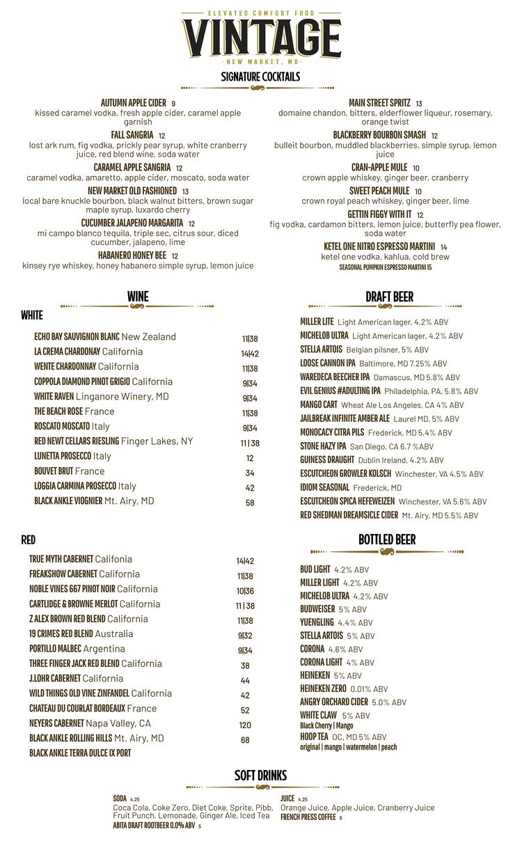 Bar Drinks — vintage