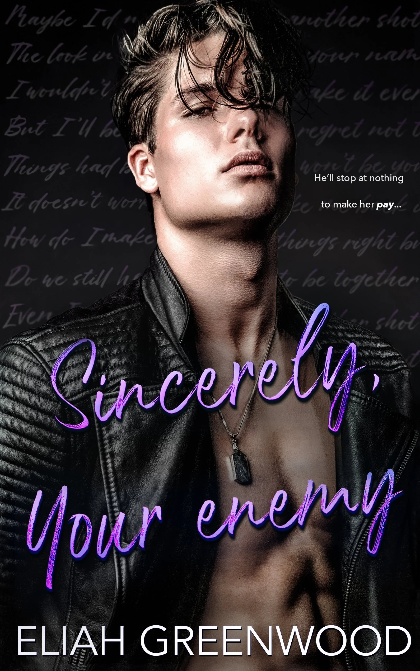 Spotlight: Sincerely, Your Enemy by Eliah Greenwood — What Is That Book ...