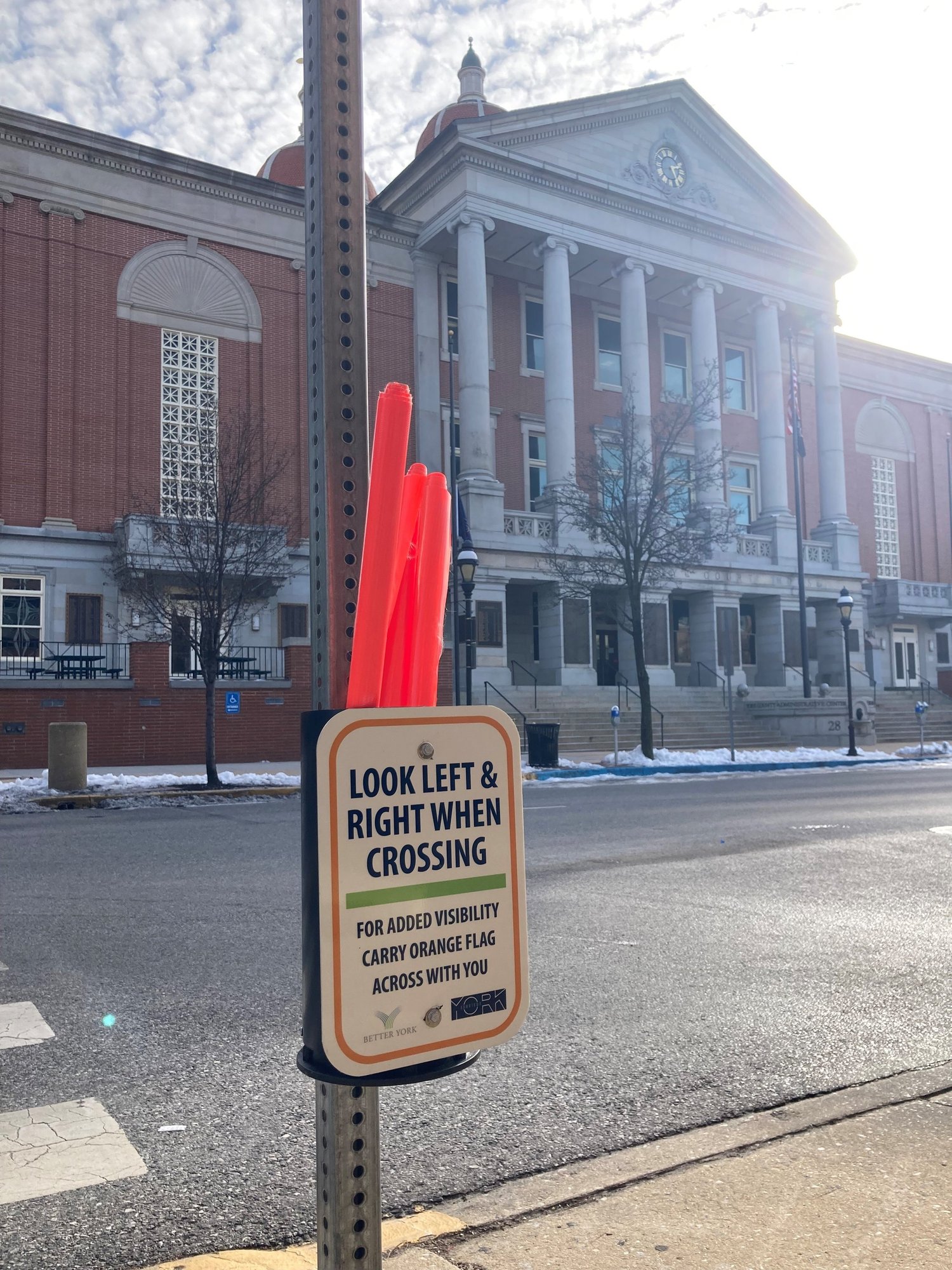 Downtown Inc Installs Crosswalk Flags to Increase Pedestrian Safety ...